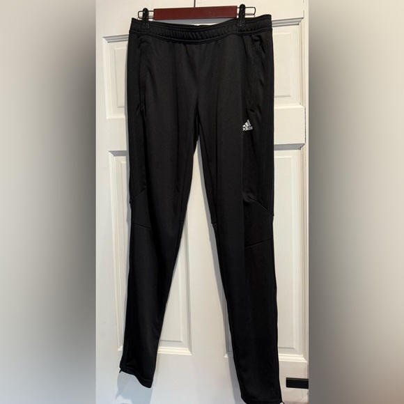 adidas | Pants & Jumpsuits | Adidas Climacool All Black Track Pants ...